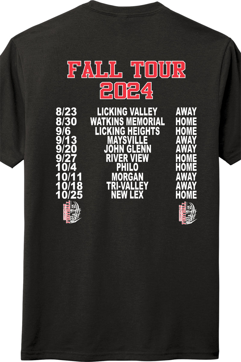 Sheridan Football Schedule shirt District Blend Black – Maggie Maize
